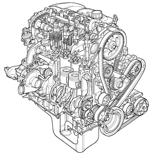 Fiat Ducato Motor Explosionszeichnung